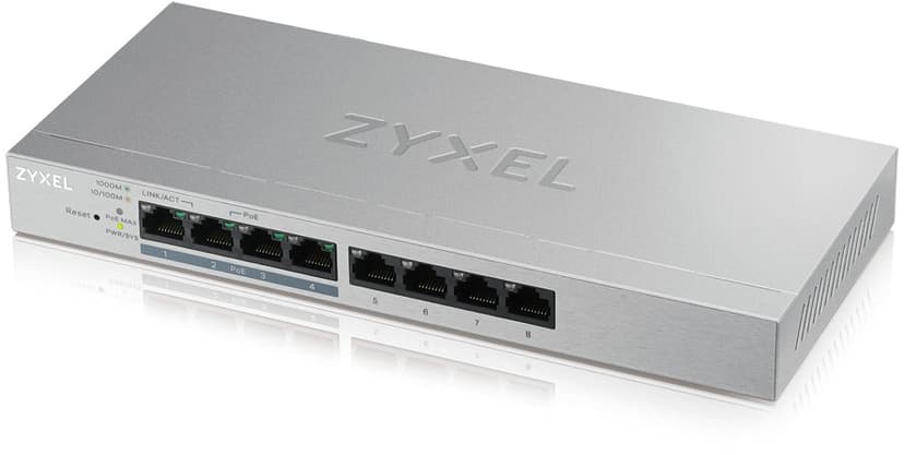 Zyxel GS1200-8HPv2 8-Port PoE 60W Switch (GS1200-8HPV2-EU0101F)