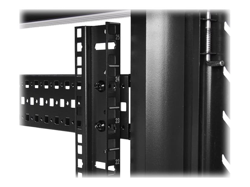 Startech 25U Knock-Down Server Rack Cabinet with Casters (RK2536BKF)