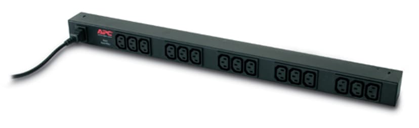 APC RACK PDU BASIC ZERO U 10A 230V strømdistribusjonsenhet (PDU) 15 AC ...