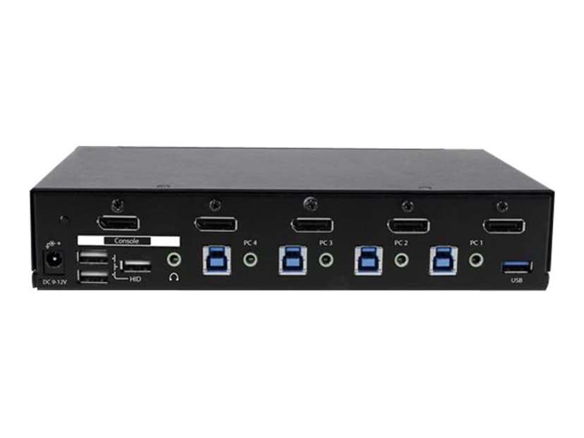 Startech 4-Port DisplayPort KVM Switch With Built-in USB 3.0 Hub (SV431DPU3A2)