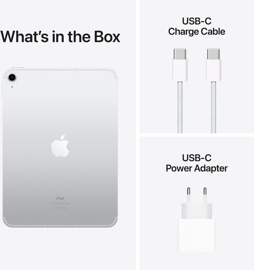 Apple iPad 10th gen (2022) Wi-Fi + Cellular 10.9" Apple 64GB Sølv ...