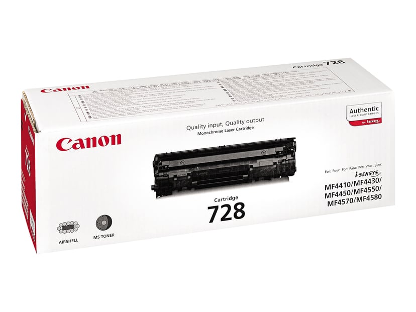 Canon Toner Svart 728, 2,1k - MF4430 | Dustin.se