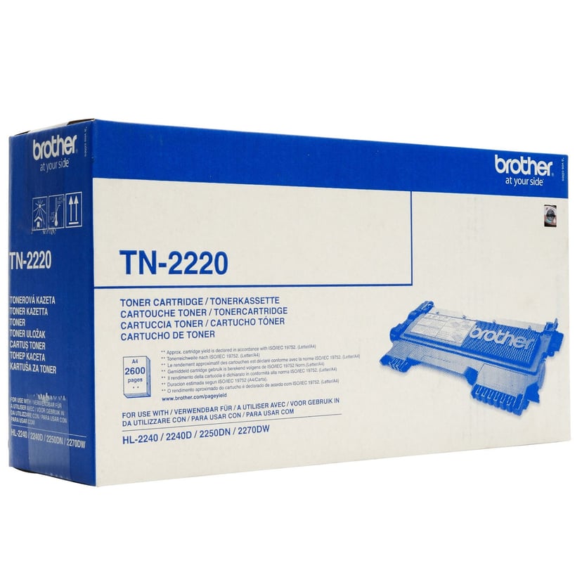 Brother Toner Svart TN-2220 2.6k - HL-2240/2250 | Dustin.se