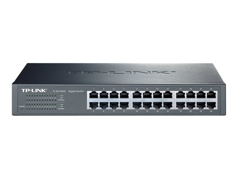 TP-Link TL-SG1024D 24-Port Gigabit Switch | Dustin.dk