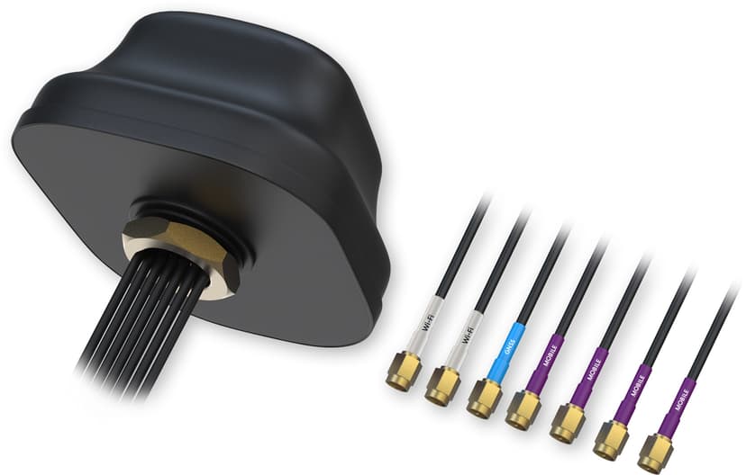 Teltonika 5G combo mimo Mobile/GNSS/WiFi roof sma antenna (PR1KC640 ...