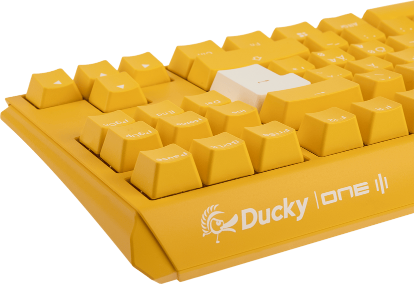 Ducky One 3 Yellow TKL MX Red Kabelansluten Nordisk Tangentbord ...