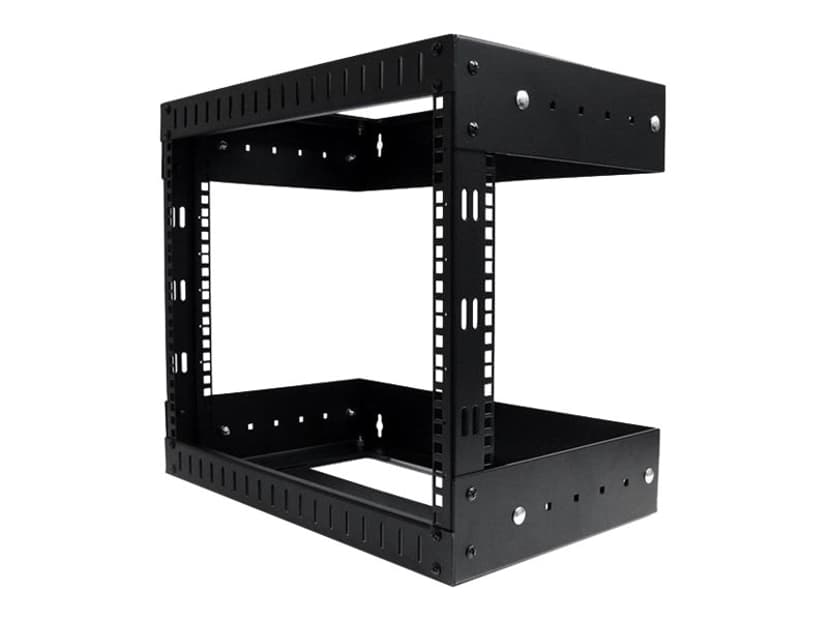 Startech .com 8U 19" Wall Mount Network Rack, Adjustable Depth 12-20" 2 ...