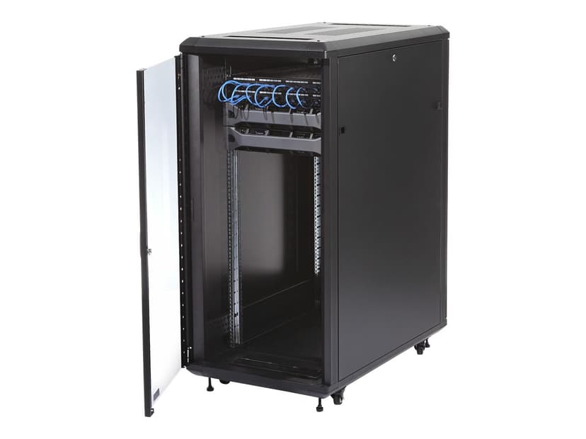 Startech .com 32U 19" Server Rack Cabinet, Adjustable Depth 6-32 inch ...