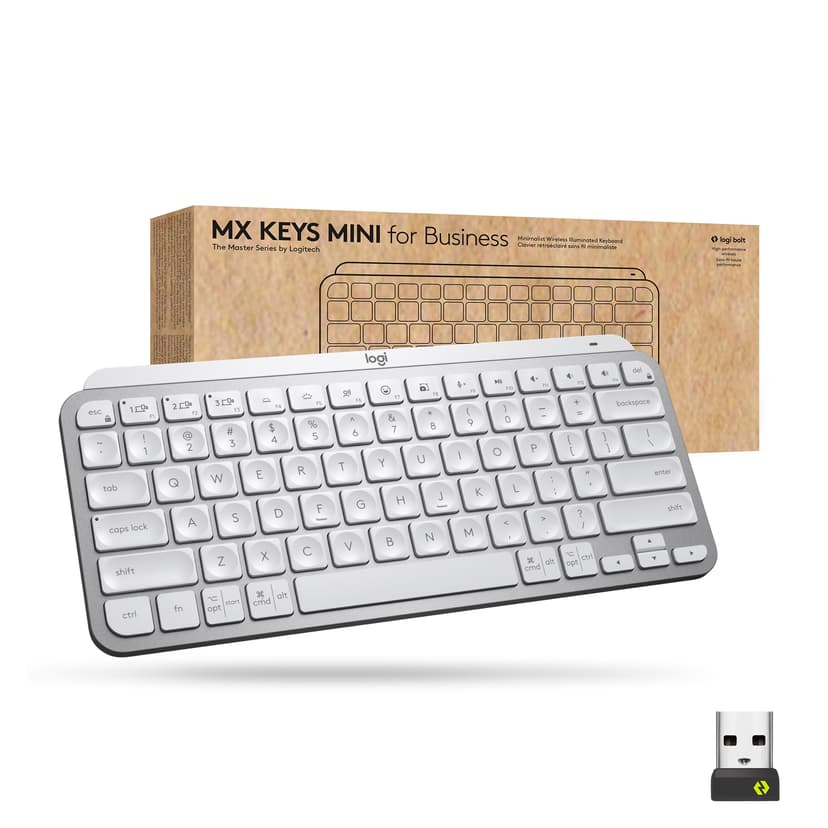 Logitech MX Keys Mini For Business Logi Bolt (920-010605) | Dustinhome.no