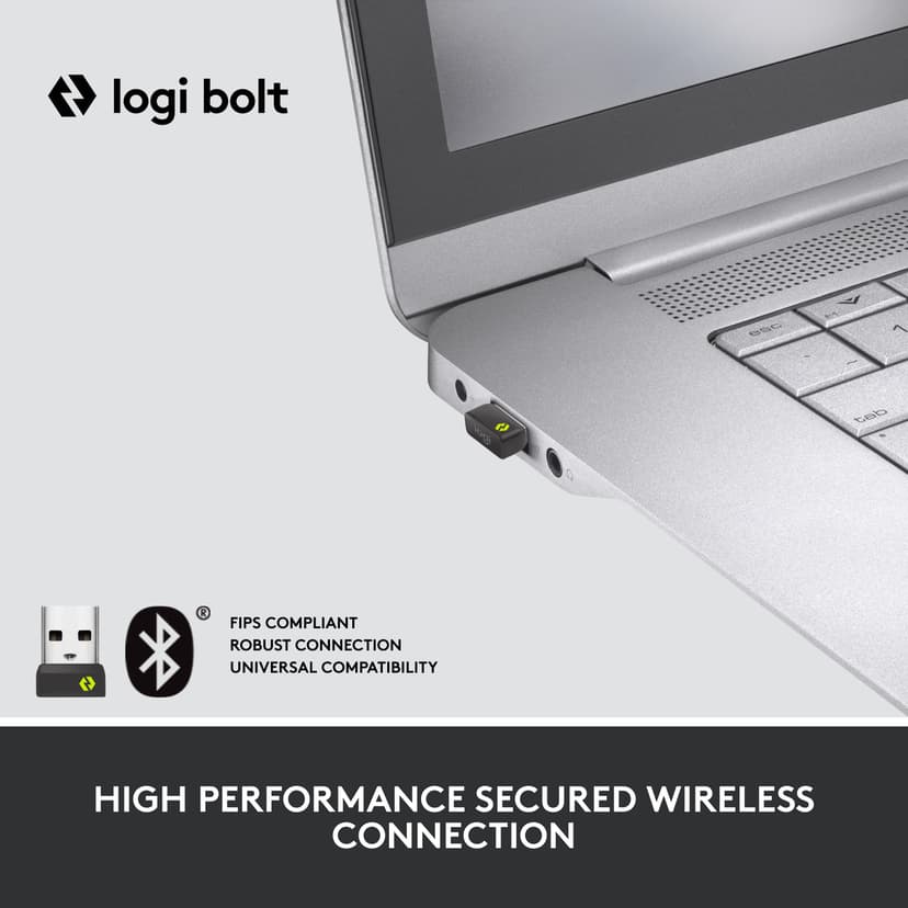 Logitech Lift Vertical Ergo For Business Logi Bolt Trådlös 4000dpi ...