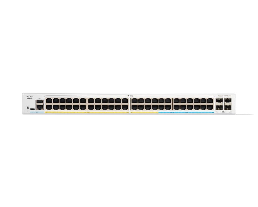 Cisco Catalyst C1300 Managed 48x1GbE 4x10GbE SFP+ PoE 740W Switch (C1300-48FP-4X) | Dustinhome.se