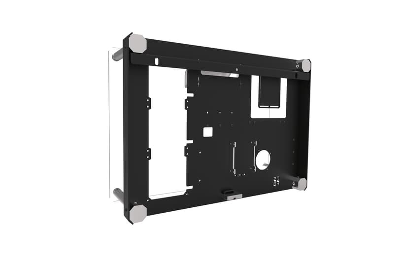 CSFG Frostbite M-ITX Wall mounted Chassis Svart (CSFG-FROST-BUNDLE-BK) | Dustin.se