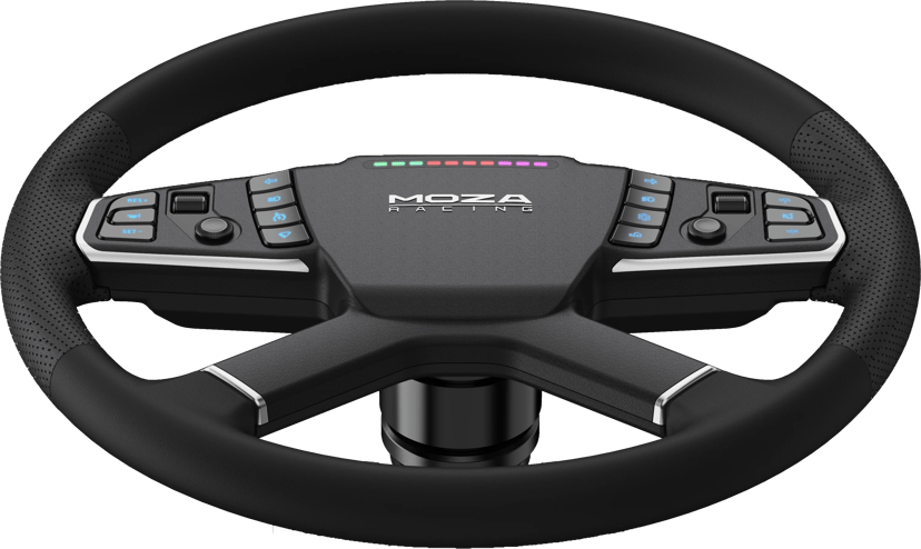 Moza Racing MOZA TSW Truck Wheel Sort Ratt PC (RS060) | Dustin.no