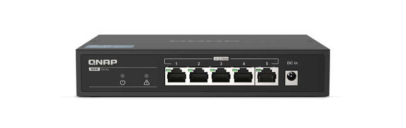 QNAP TS-673A 6-Bay Desktop NAS + 5-Port 2.5G Switch 0TB NAS-server (TS ...