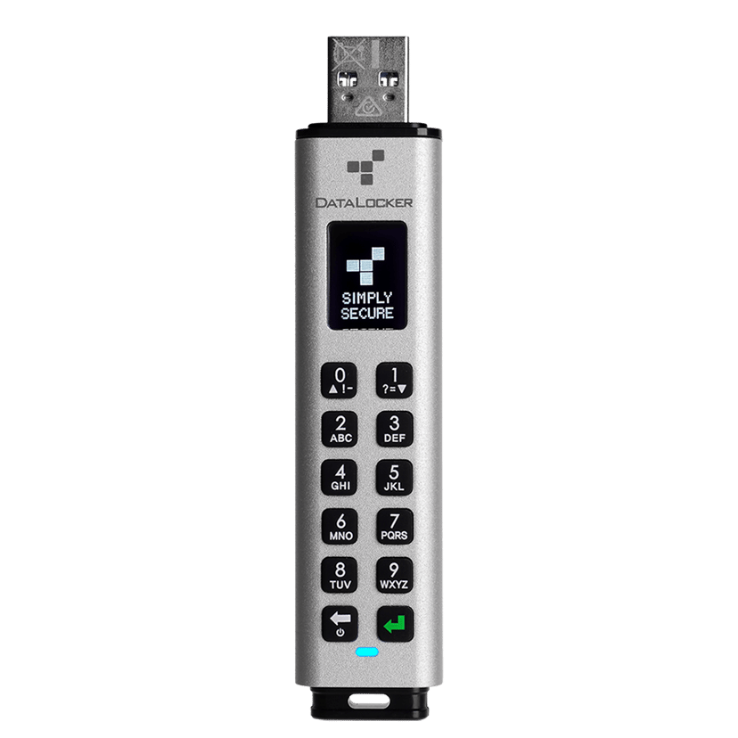 Datalocker Sentry K350 Keypad FIPS 128GB USB Type-A Silver (SK350-128 ...