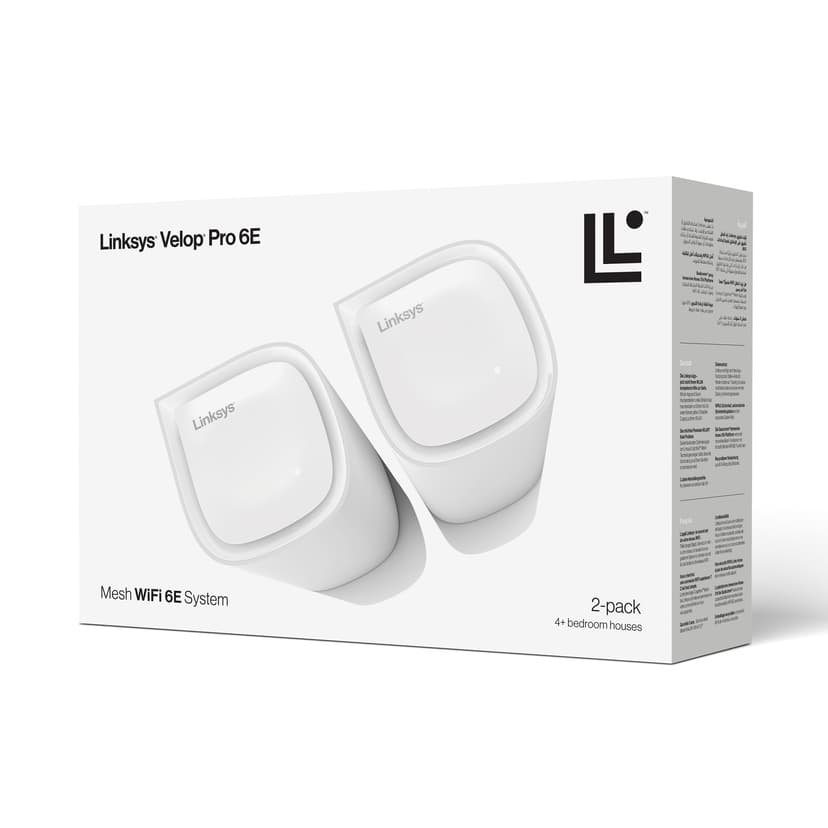Linksys Linksys Velop Pro 6E Mesh Wi-Fi 6E True Tri-Band system (MX6202 ...
