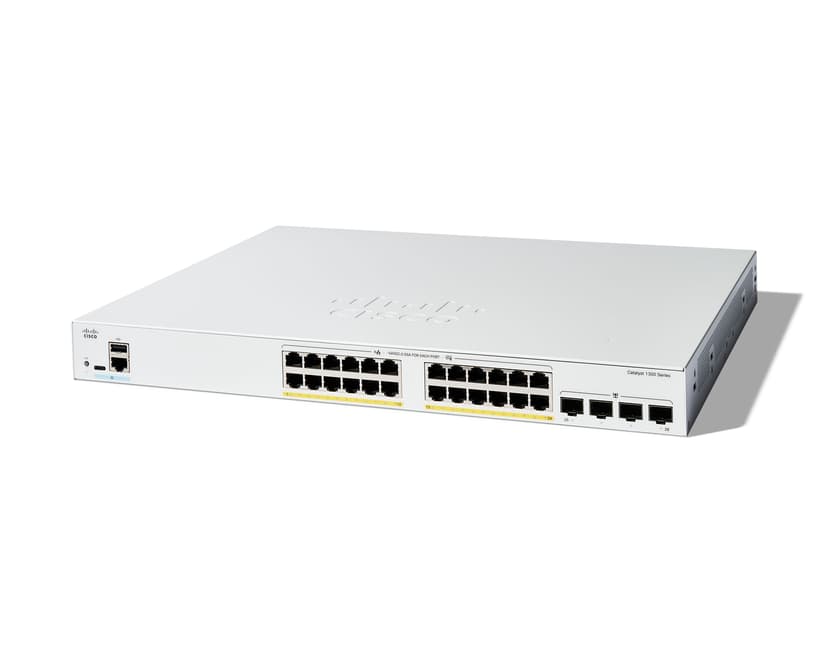 Cisco Catalyst C1300 Managed 24x1GbE 4xGbE SFP PoE 375W Switch (C1300 ...