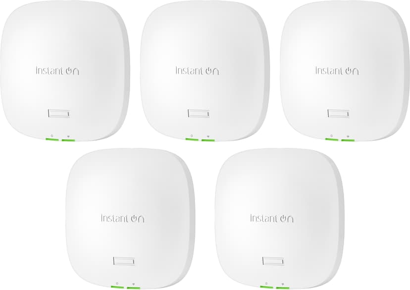 HPE Networking Instant On AP21 WiFi 6 Access Point (5-pack) (S1T18A) | Dustin.dk