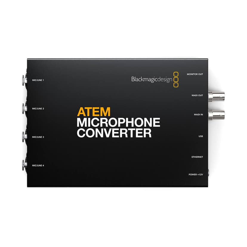 Blackmagic Atem Microphone Converter (SWATEMTVSTDMC) | Dustinhome.dk