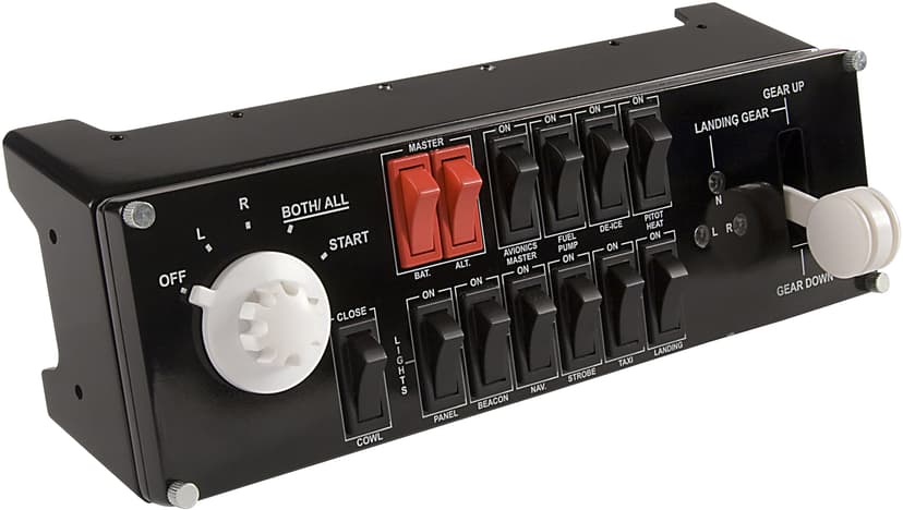 Logitech Pro Flight Switch Panel Sort (945-000012) | Dustinhome.dk