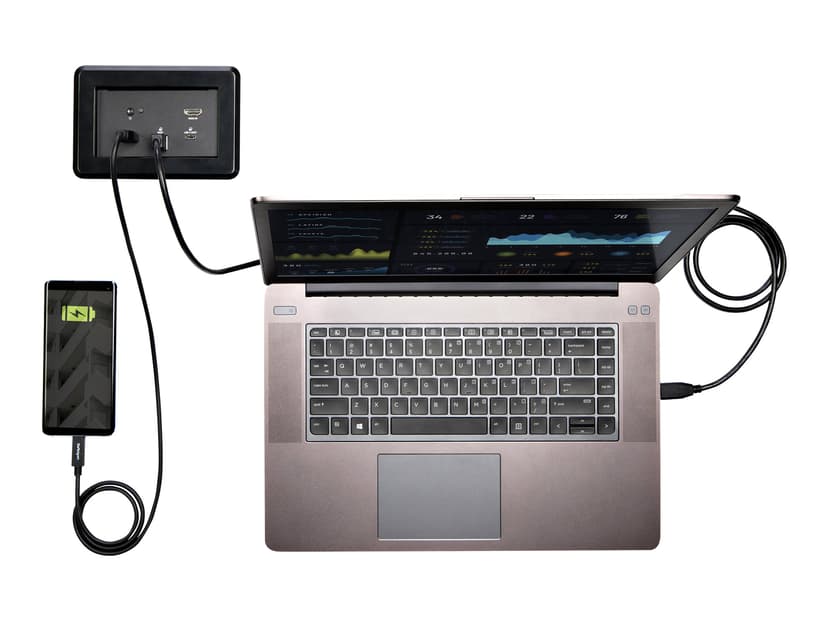 Startech Laptop Docking Module for Conference Table Connectivity Box ...