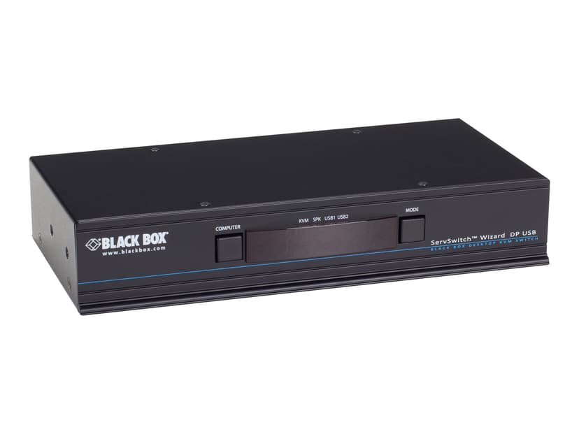 Black Box KVM Switch - Displayport Audio USB 2.0 4-Port (KV9804A ...