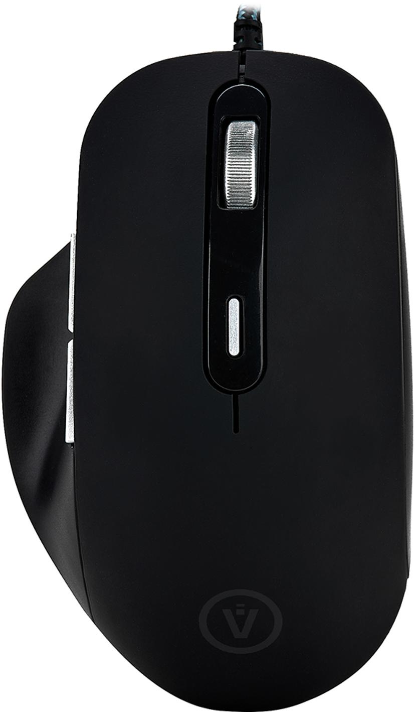 Voxicon Wired Mouse GR390 Kabling 6400dpi Mus Sort (DM-GR390W) | Dustin.dk