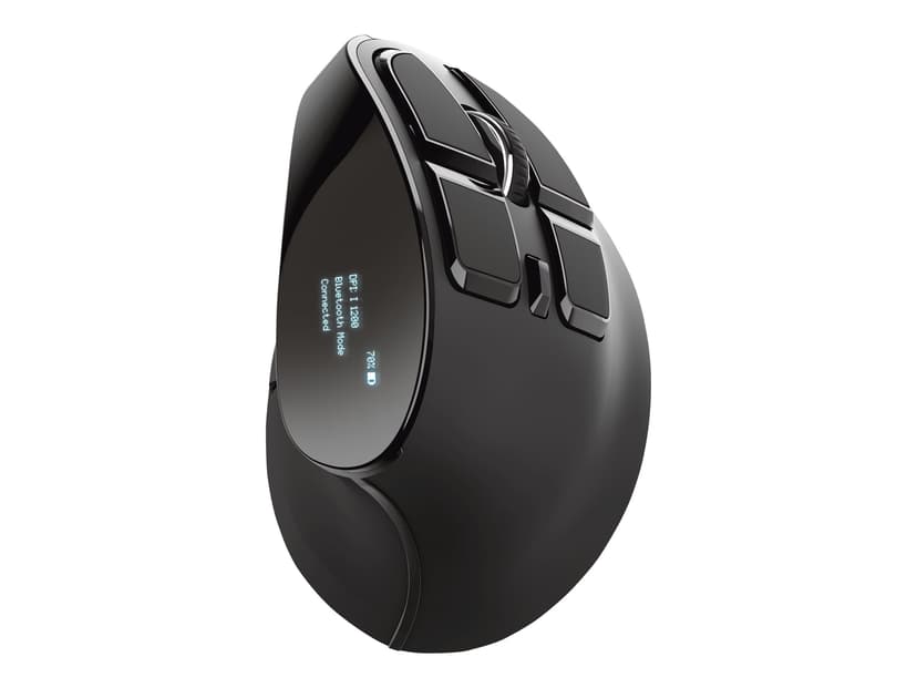 Trust Voxx ergonomisk mus Trådlös RF + Bluetooth (23731) | Dustin.se
