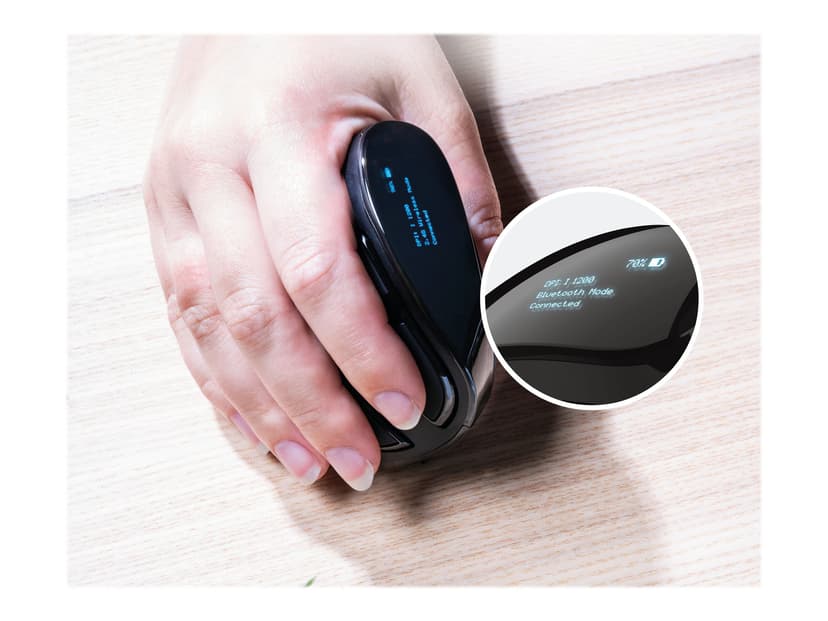 Trust Voxx ergonomisk mus Trådlös RF + Bluetooth (23731) | Dustin.se