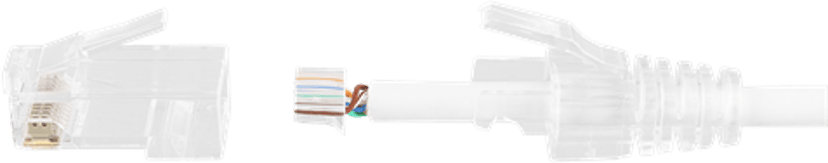 Deltaco Kontaktdon (Slim) CAT6a UTP RJ45 20-pack (MD-24) | Dustin.se