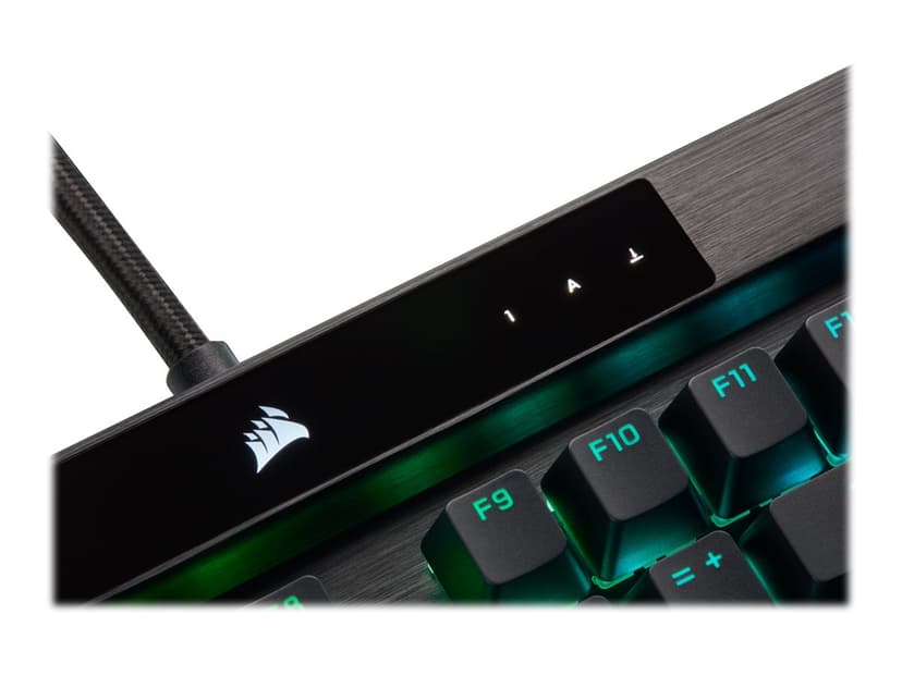 Corsair K100 RGB Optical-Mechanical Keyboard Kabelansluten Nordiskt Tangentbord (CH-912A01A-ND ...