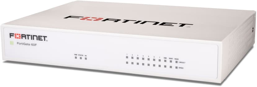 Fortinet FortiGate 60F Brannmur (FG60F) | Dustin.no