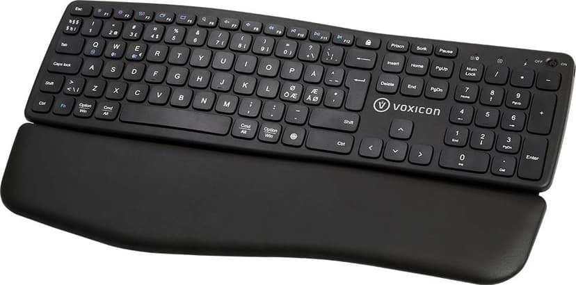 Voxicon Wireless Ergokeyboard E365 Black Bt+2.4 + M360wl (DK-BTE365WLB ...