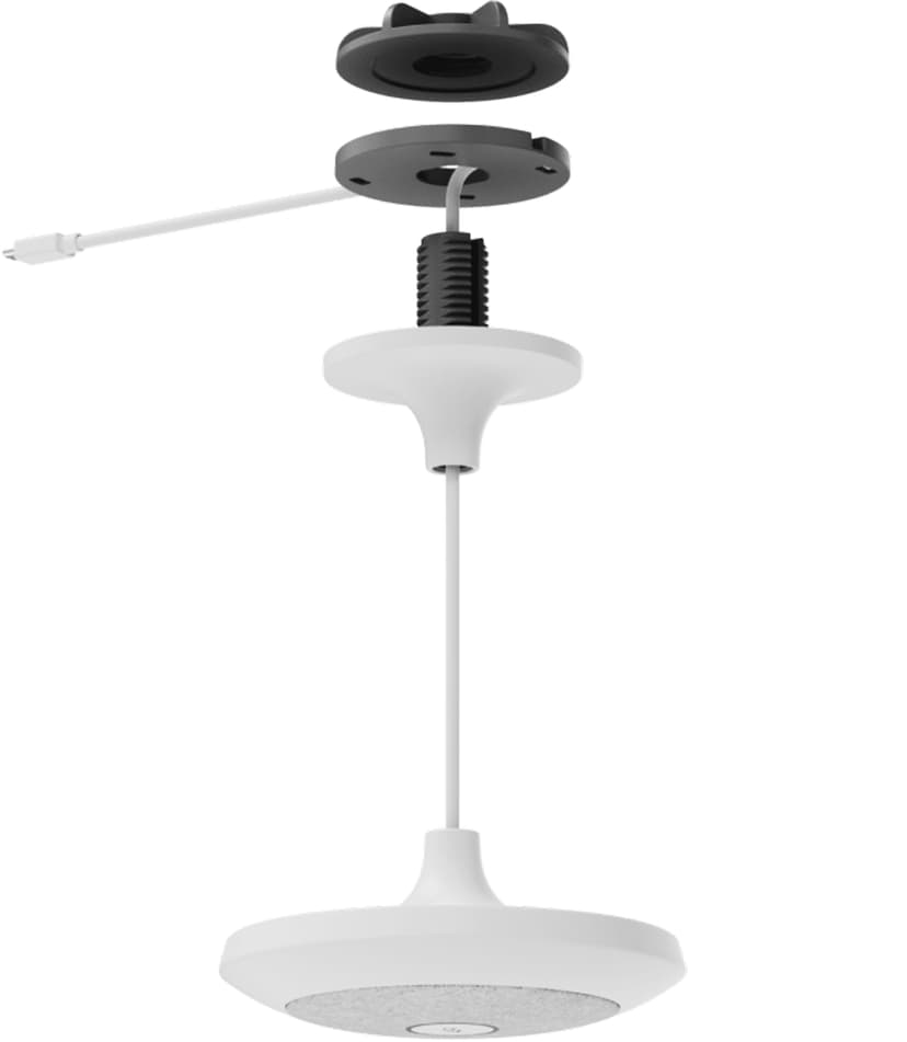 Logitech Rally Mic Pod Pendant Mount off-white (952-000123) | Dustin.no