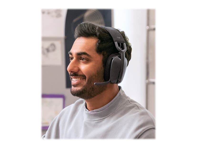 Logitech Zone Vibe Wireless Headset USB-C via Bluetooth-adapter ...