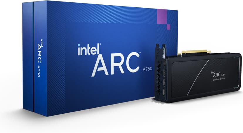 Intel ARC A750 Graphics Retail 8GB (21P02J00BA) | Dustin.no