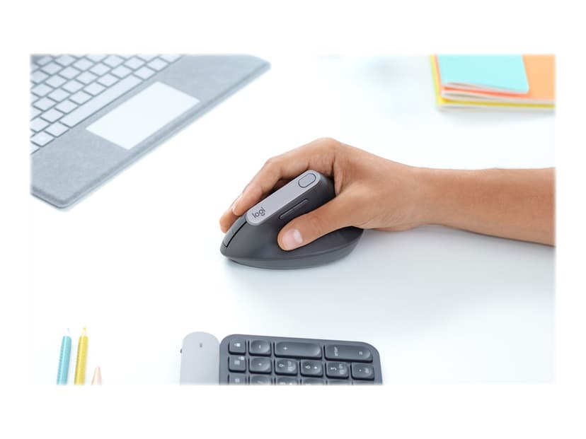 Logitech Lift Vertical Ergo Höger Logi Bolt Trådlös 4000dpi Vertikal ...