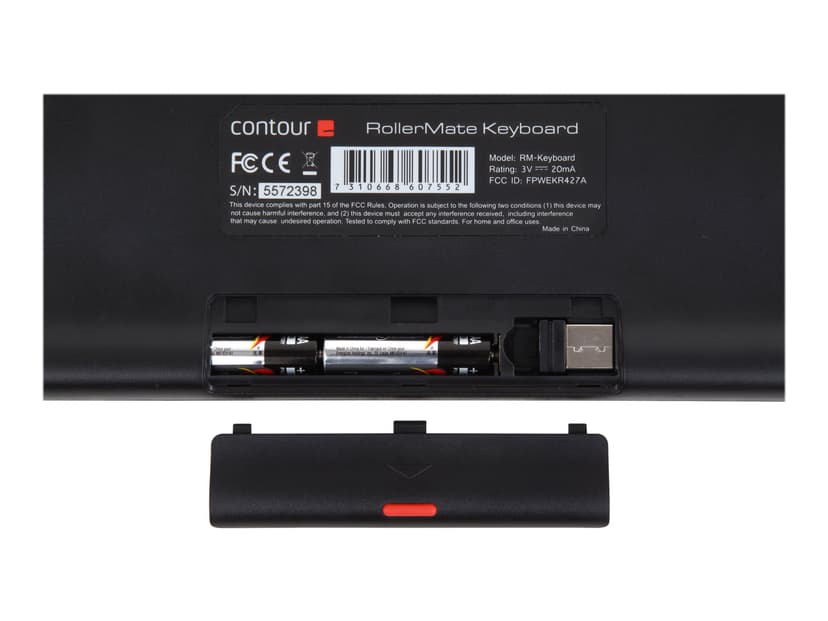 Contour Design RollerMouse Red Plus Wireless + Balance keyboard ...