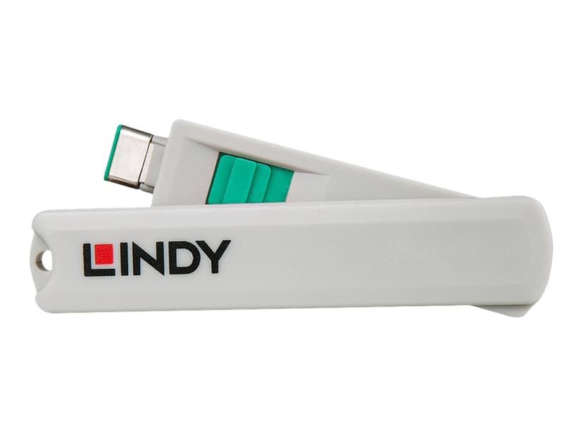 Lindy Port Blocker USB-C Grön 4-pack (40426) | Dustin.se