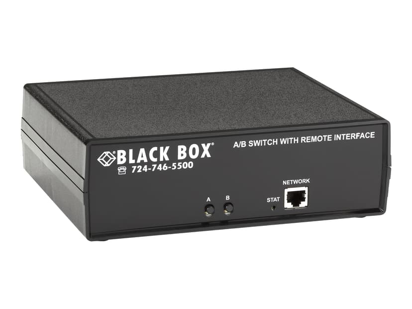 Black Box CAT6 A/B Switch - Layer 1 RJ45 Remote Controlled Ethernet ...
