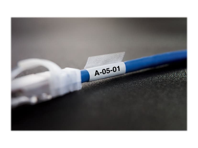 Dymo Etiketter Kabel Laminated 21x21mm Sort/Hvid - XTL (1868704 ...
