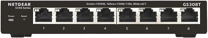 Netgear GS308T 8-Port Managed Switch (GS308T-100PES) | Dustin.no