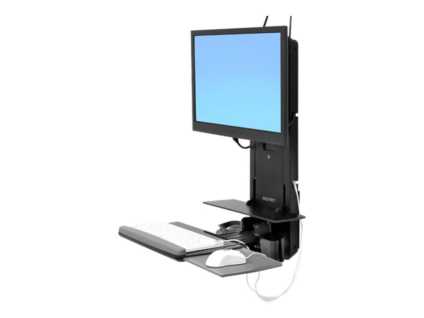 Ergotron StyleView Sit-Stand Vertical Lift, Patient Room (61-080-085 ...