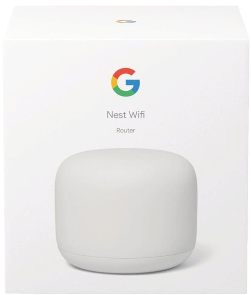 Google Nest WiFi Mesh Router AC2200 1-pack (GA00595-NO) | Dustinhome.se