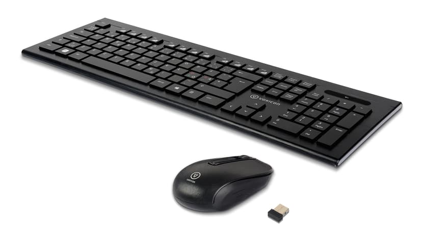 Voxicon Wireless Keyboard And Mouse 220Wl Nordisk (DMK-220WL) | Dustin.no
