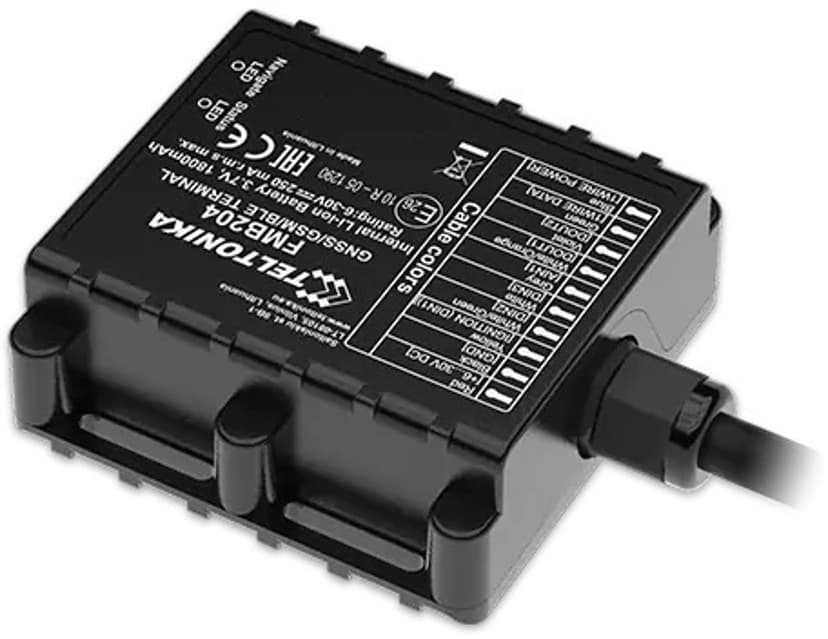 Teltonika FMB204 GNSS/GSM Tracker (FMB204BD9L01) | Dustin.se