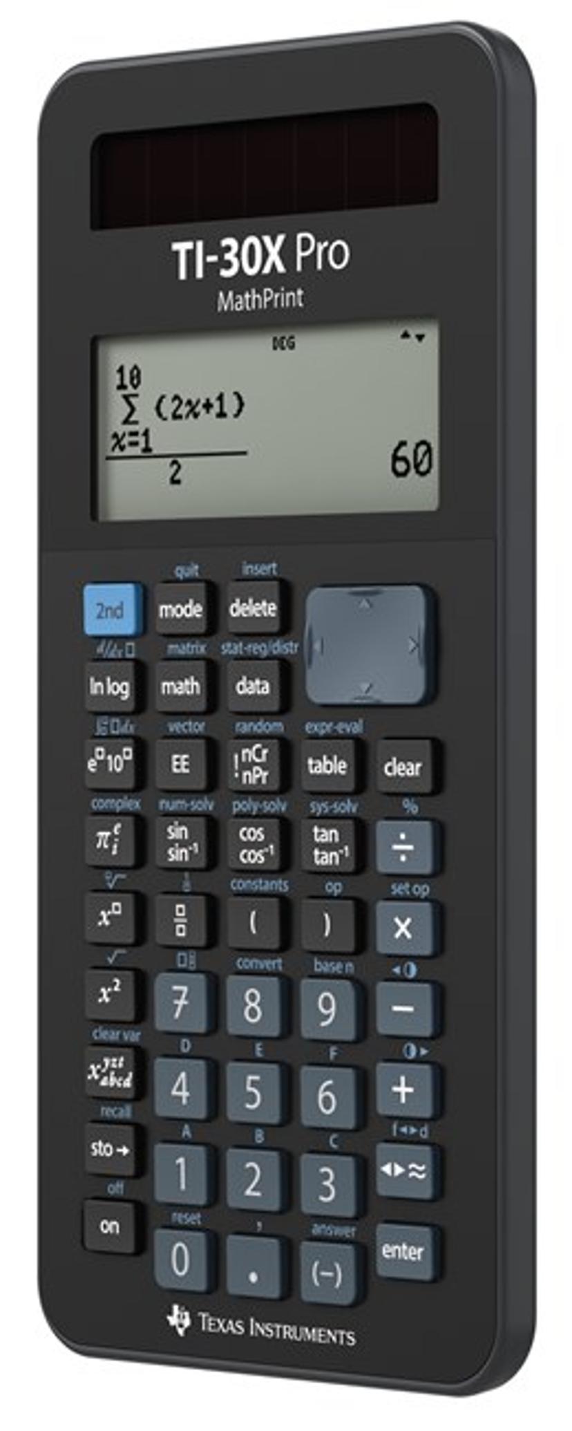 Texas Calculator TI 30X Pro MathPrint Dustinhome no
