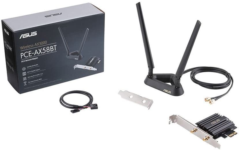 ASUS PCE-AX58BT WiFi 6 Network Card | Dustin.no