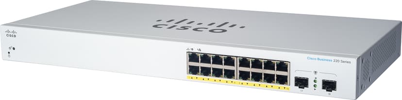 Cisco CBS220 16G 2SFP Smart Switch | Dustin.dk