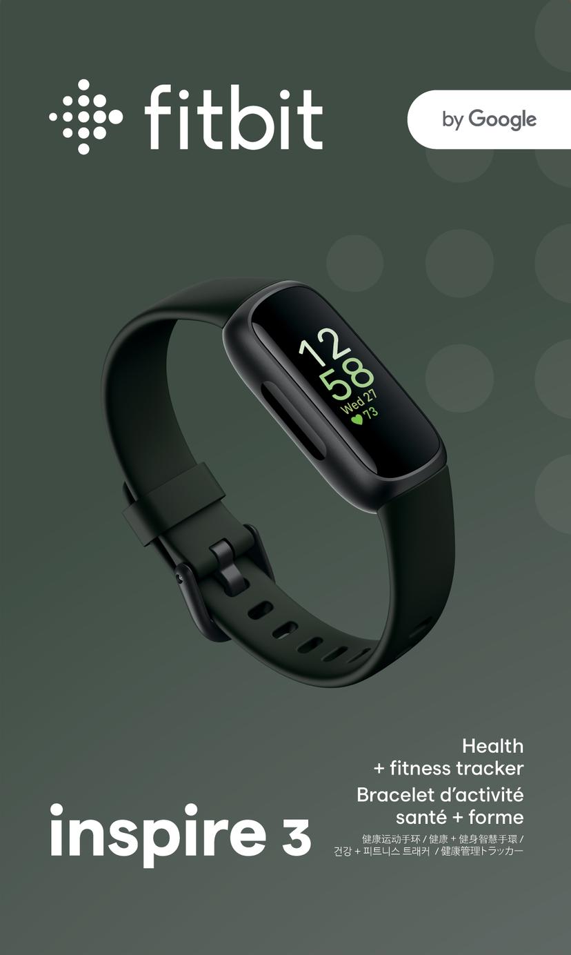 Fitbit Inspire 3 Black/Midnight Zen Aktivitetspårare | Dustin.se